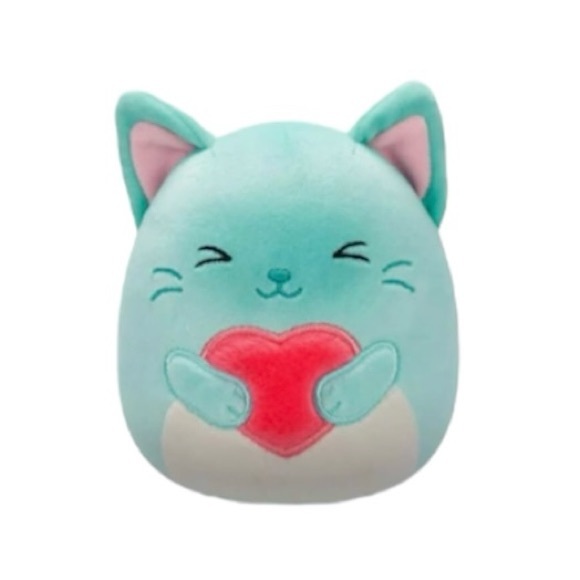 Squishmallows | Toys | Sigrid The Cat 2 In Squishmallow Heart Belly Nwt ...
